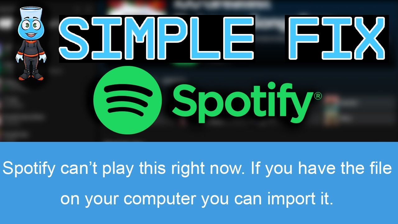 HOW TO FIX 'SPOTIFY CAN'T PLAY THIS RIGHT NOW' ERROR WINDOWS