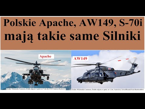Polskie śmigłowce Apache AW149 i S-70i mają takie same silniki
