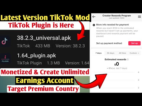 TikTok Mode & Plugin Latest Version is Here 2025- How to download latest version TikTok Mod & plugin