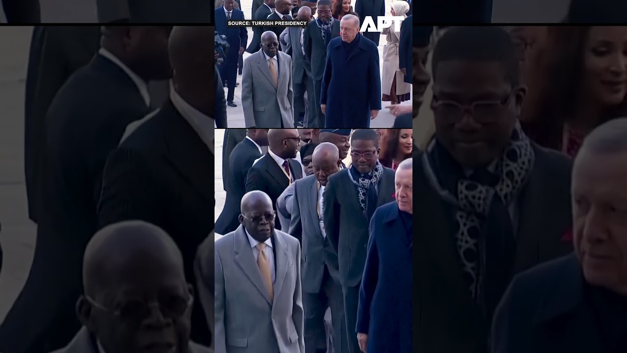 MOMENT: Nigerian President Tinubu Trips During Erdogan Welcome | APT