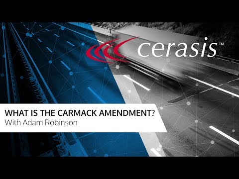 Talking Freight (5) - What is the Carmack Amendment?