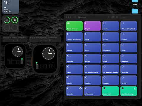 Apple Watch Sim Language Locale Switching i18n