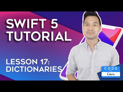Learn 2020 Swift Tutorial for Beginners Lesson 17 Dictionaries - Mind ...