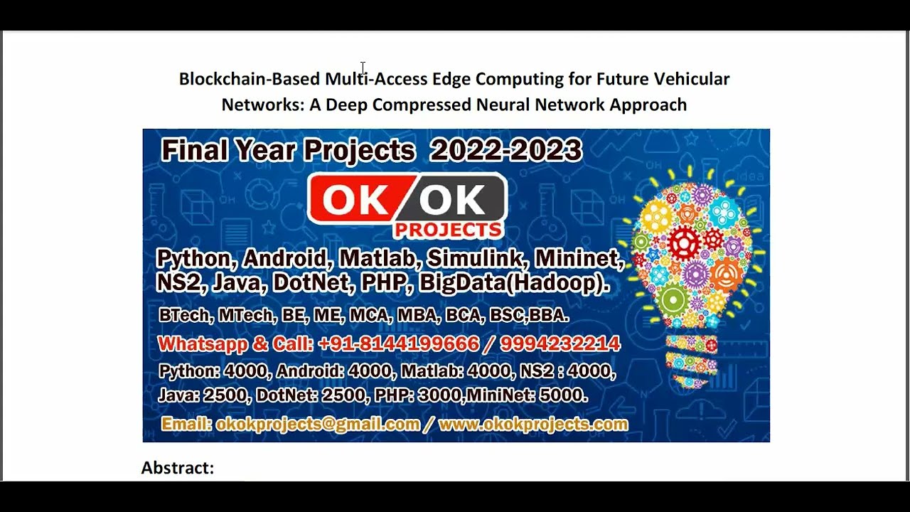 Blockchain Based Multi Access Edge Computing for Future Vehicular Networks A Deep Compressed Neural
