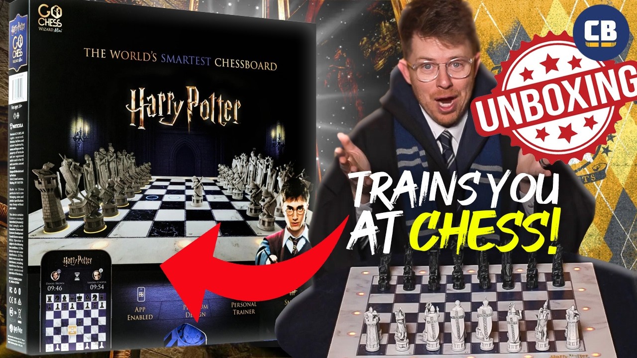 Insane New Harry Potter Smart Chessboard Makes You The CHOSEN ONE Of Chess?!