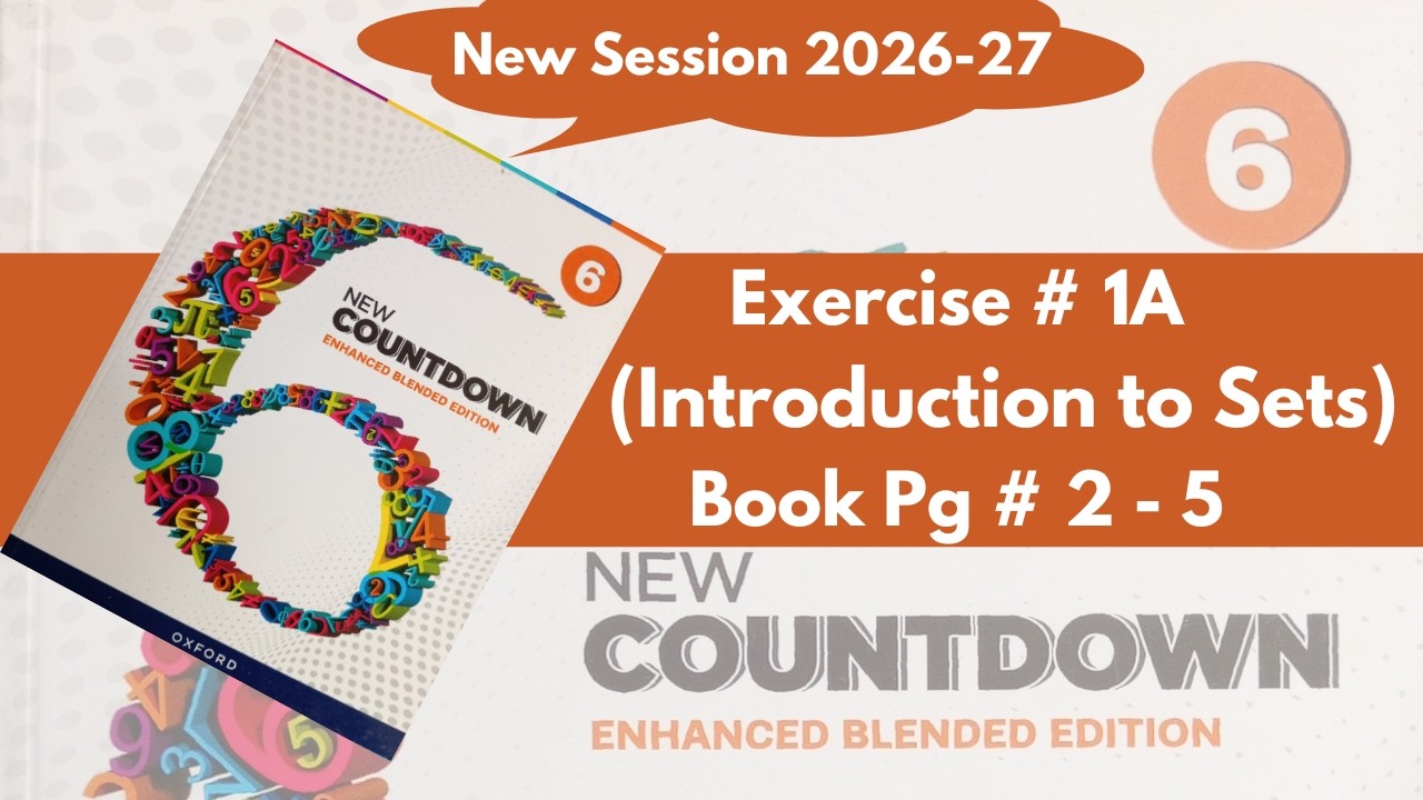 What is a Set? | Exercise 1A | Class 6 Maths | Oxford New Countdown Book 6