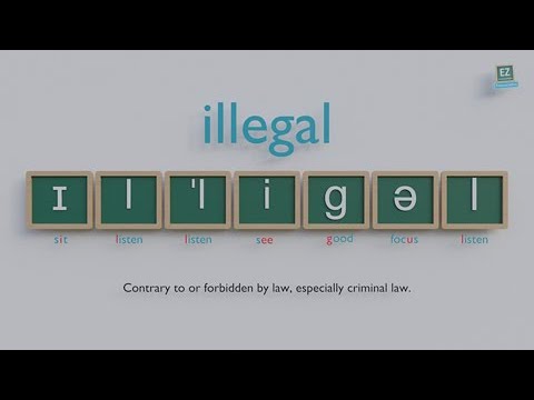 How to pronounce illegal ?