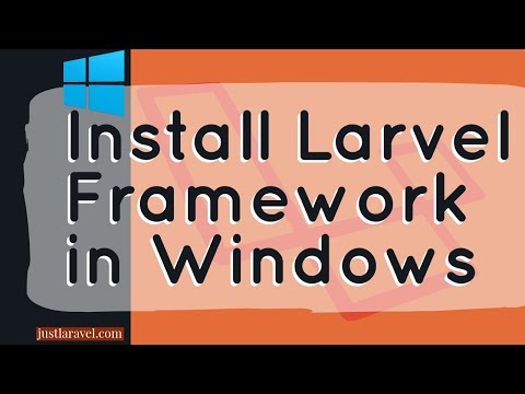 Install Laravel Framework in Windows 8.1 (Laravel 5.5 with XAMPP)