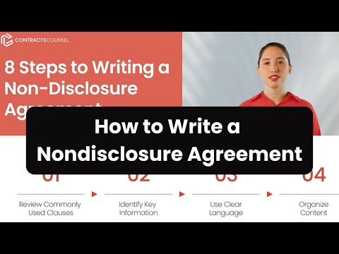 How to Write a Non-Disclosure Agreement [Lawyer Templates Available]