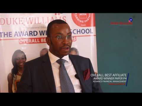 Daniel Duordoe - ACCA March 2017 Overall Best Affiliate in Ghana & 35th in the World