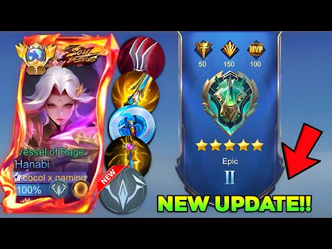 WTF DAMAGE‼️ THIS HANABI NEW SEASON BEST DAMAGE BUILD AND EMBLEM WILL MAKE YOU RANK UP FASTER🫡 -MLBB
