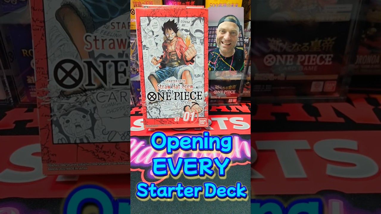 Pack Opening DAY 90 #OnePiece Starter Deck ST-01 - RARE Pre-Errata!