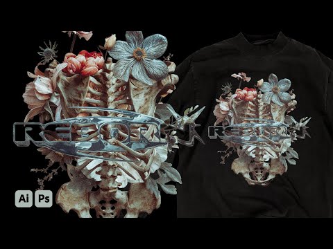 Make INSANE Y2K T-Shirt Designs in Photoshop 2025!