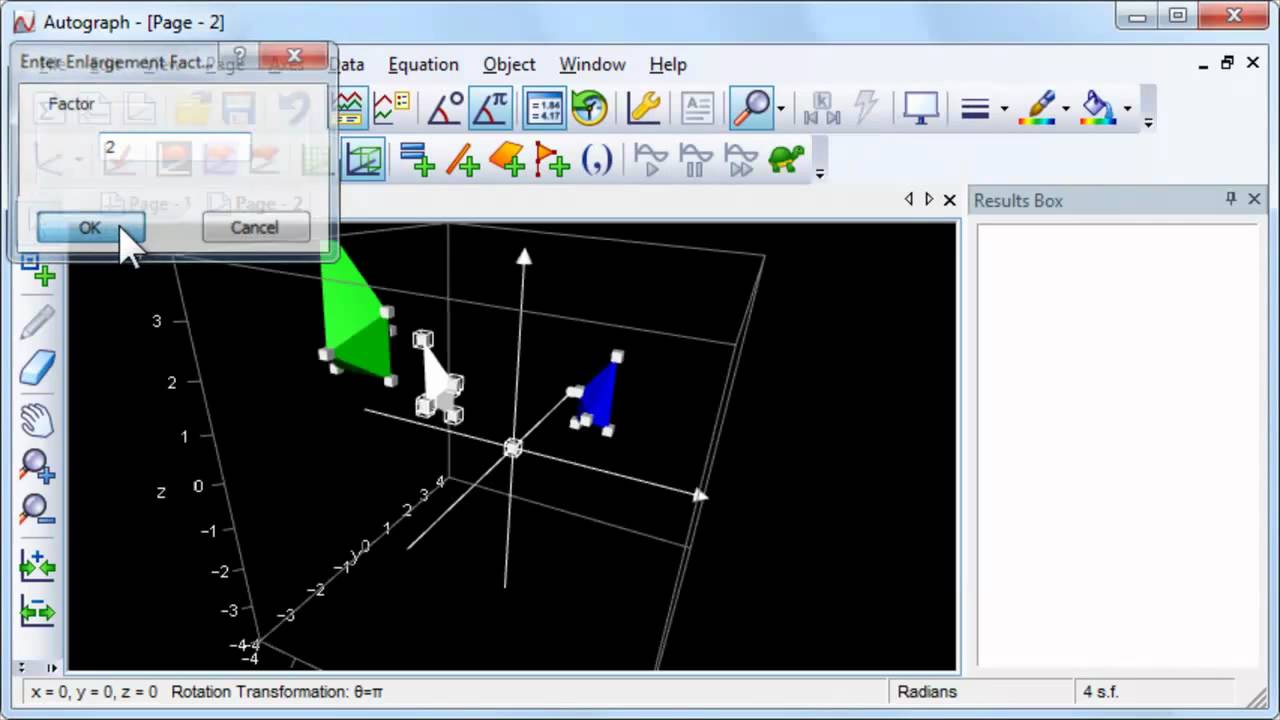 Transformations in Three Dimensions