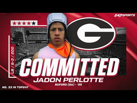 WATCH: 4-star LB Jadon Perlotte commits to Georgia LIVE on 247Sports