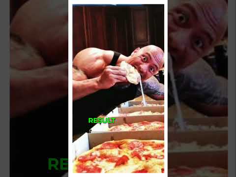 How Does The Rock Eat 8000 Calories a Day? #therock #dwaynejohnson #calories #viral #ytshorts
