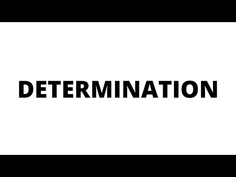 📝 What is your definition of determination?