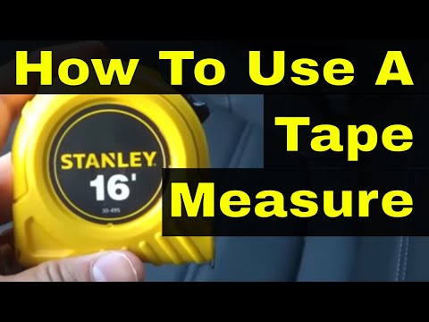 How To Use A Tape Measure-Full Tutorial