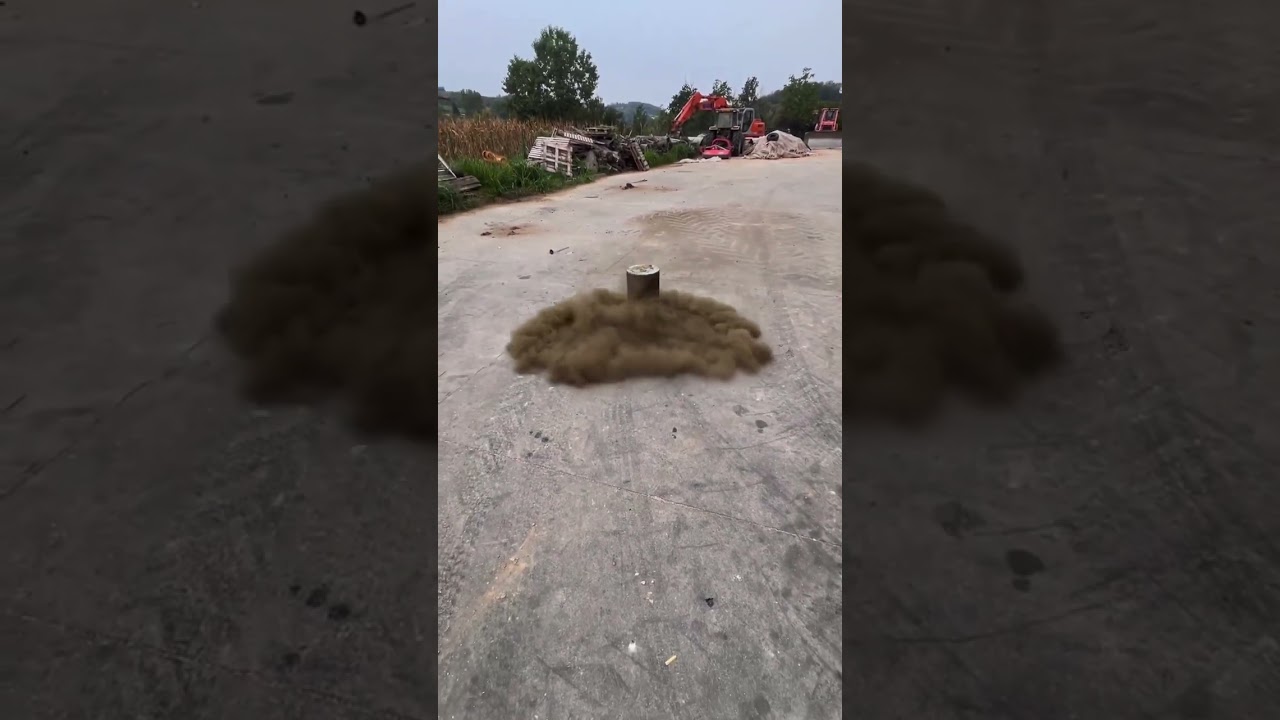 Air filter cleaning technology by cracker