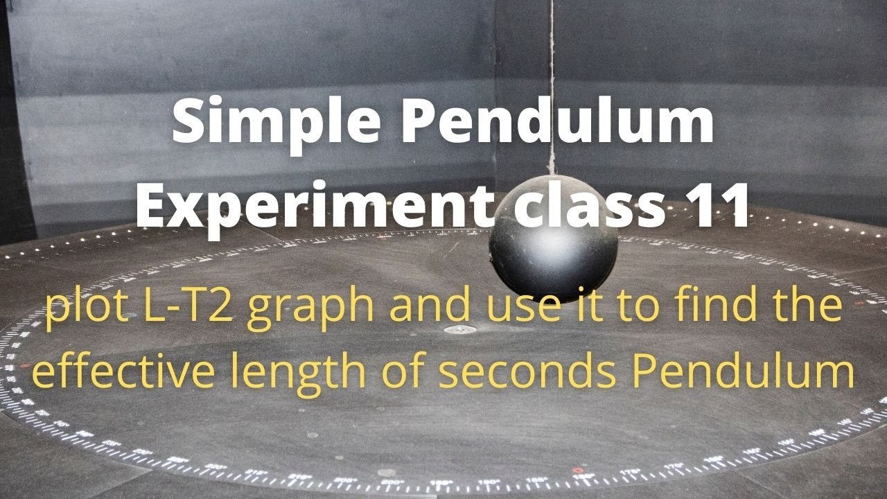 Simple Pendulum Physics Practical class 11 | find the effective length of second's pendulum EP 6