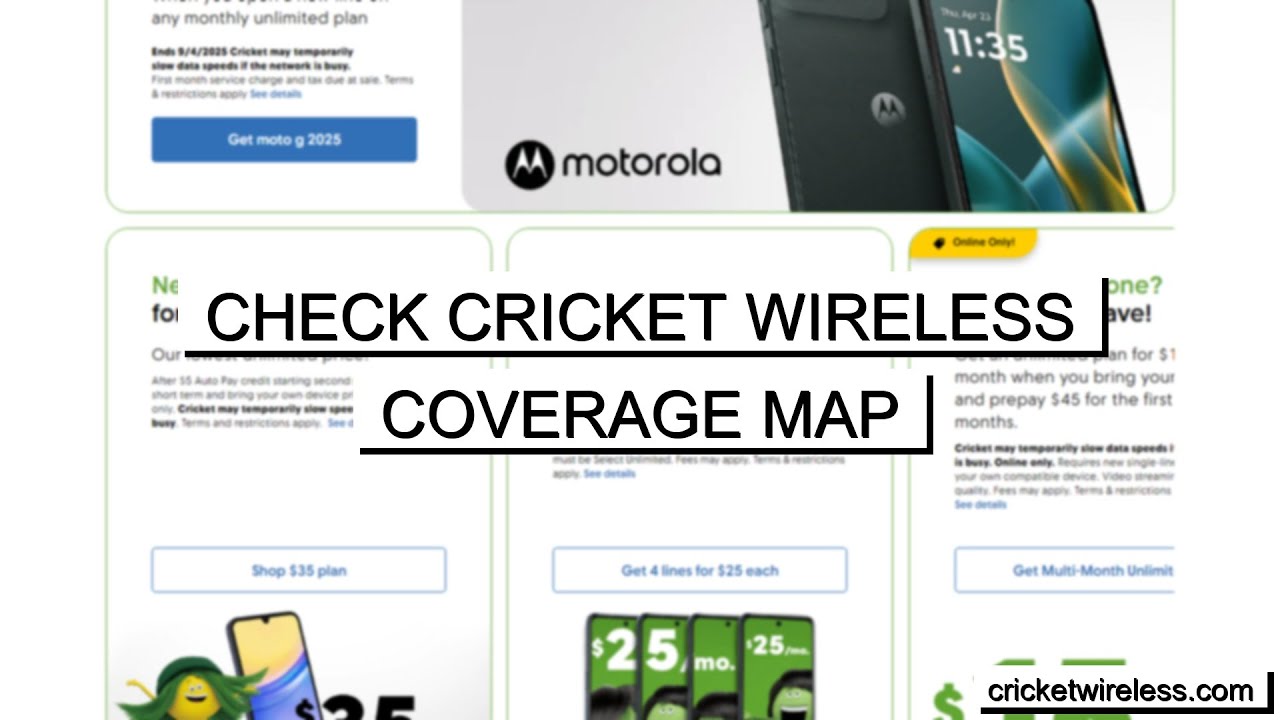 How To Check Cricket Wireless Wireless Coverage Map 2025 (COVERAGE CHECK) (2026)