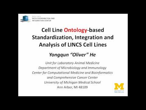 Cell Line Ontology-based Standardization, Integration and Analysis of LINCS Cell Lines