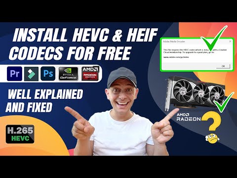 How to install and Fix HEVC (H.265 ) Codecs on Premier Pro (Real Solution)