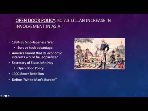APUSH: Period 7 1890-1945 Foreign Policy and the Presidency