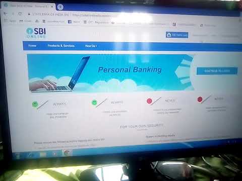 How is SBI personal Banking online registration.