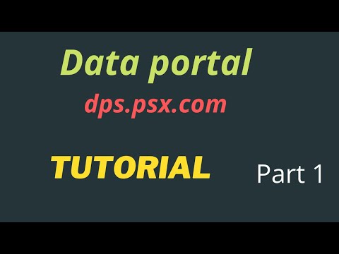 Pakistan Stock Exchange Data Portal.PSX data portal istemal karnay ka tareeqa#psx #dataportal