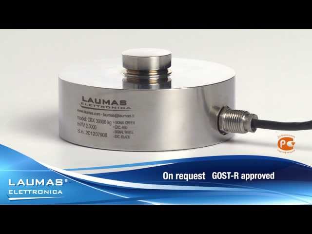 Low-profile compression load cell CBX | LAUMAS