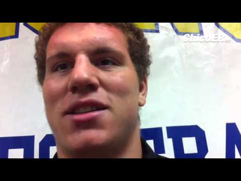 VIDEO: @BIG_BOI58 happy #Chico teammate Kody Sonday joined @lionsclubs #football roster that incl. M