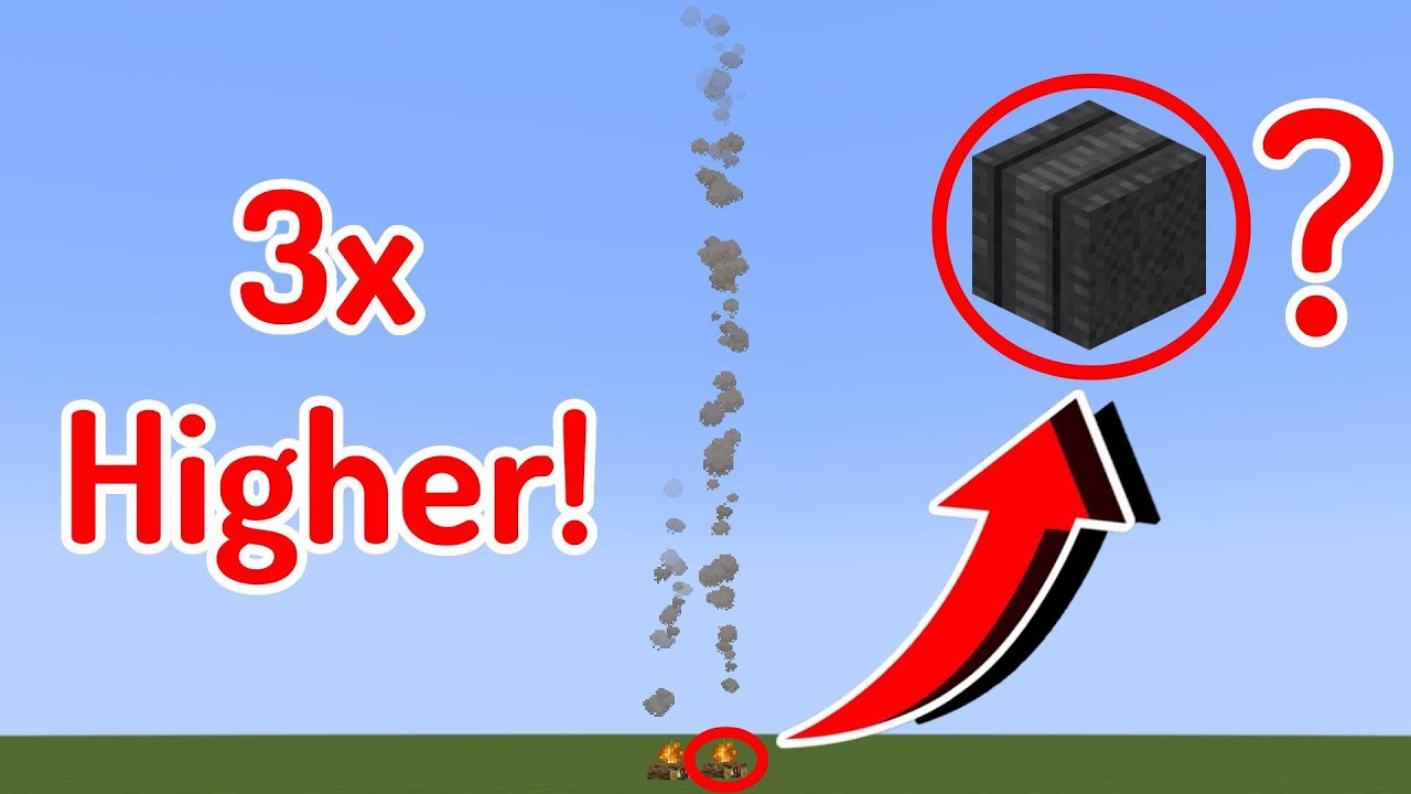 Minecraft: How to Increase Campfire Smoke Height!