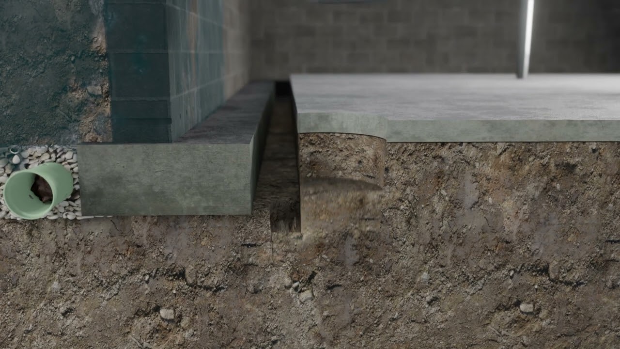 HydraDry Plus Drainage System from Helitech | Installation Animation