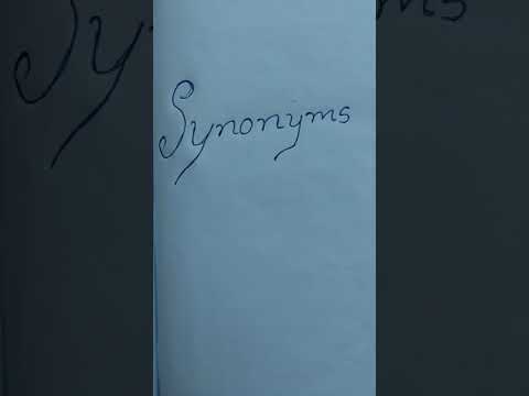 synonyms