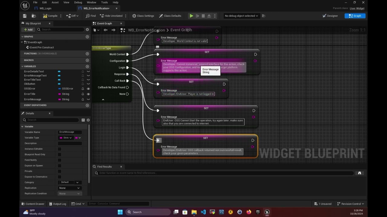 9- Easy OSS Plugin: (EOS) Display error messages