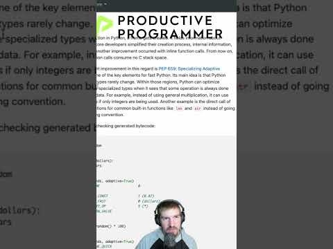 Python 3.11 Speed Improvements