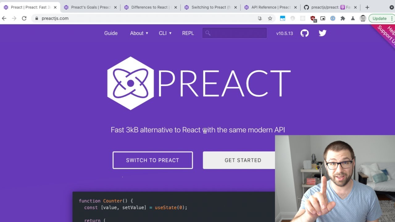 What is Preact? (the best small React alternative)