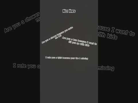 Rizz lines for girls