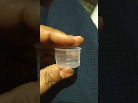 Syrup Measurement Cup scale both sides #shorts #medicine_knowledge