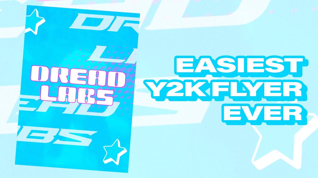Easiest Y2K Flyer I've ever made.