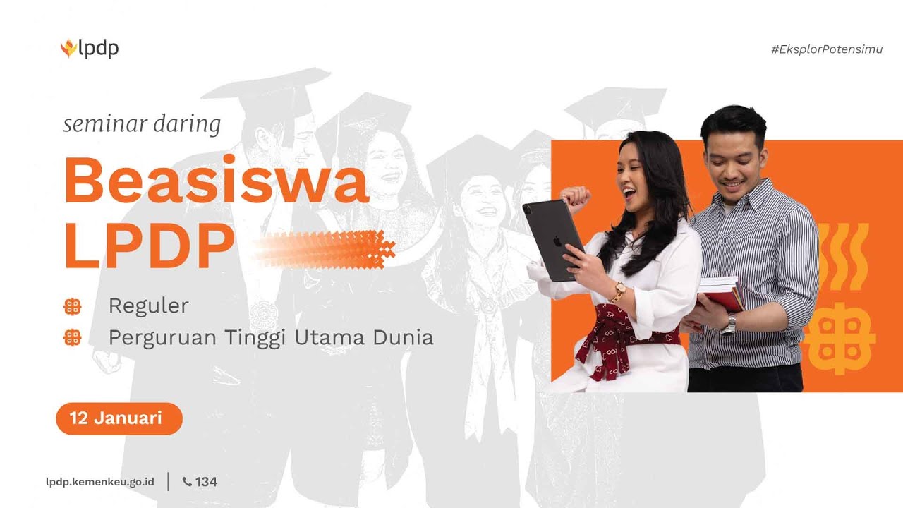 Webinar Beasiswa LPDP 2024 | Program Umum (Reguler, PTUD, Parsial)