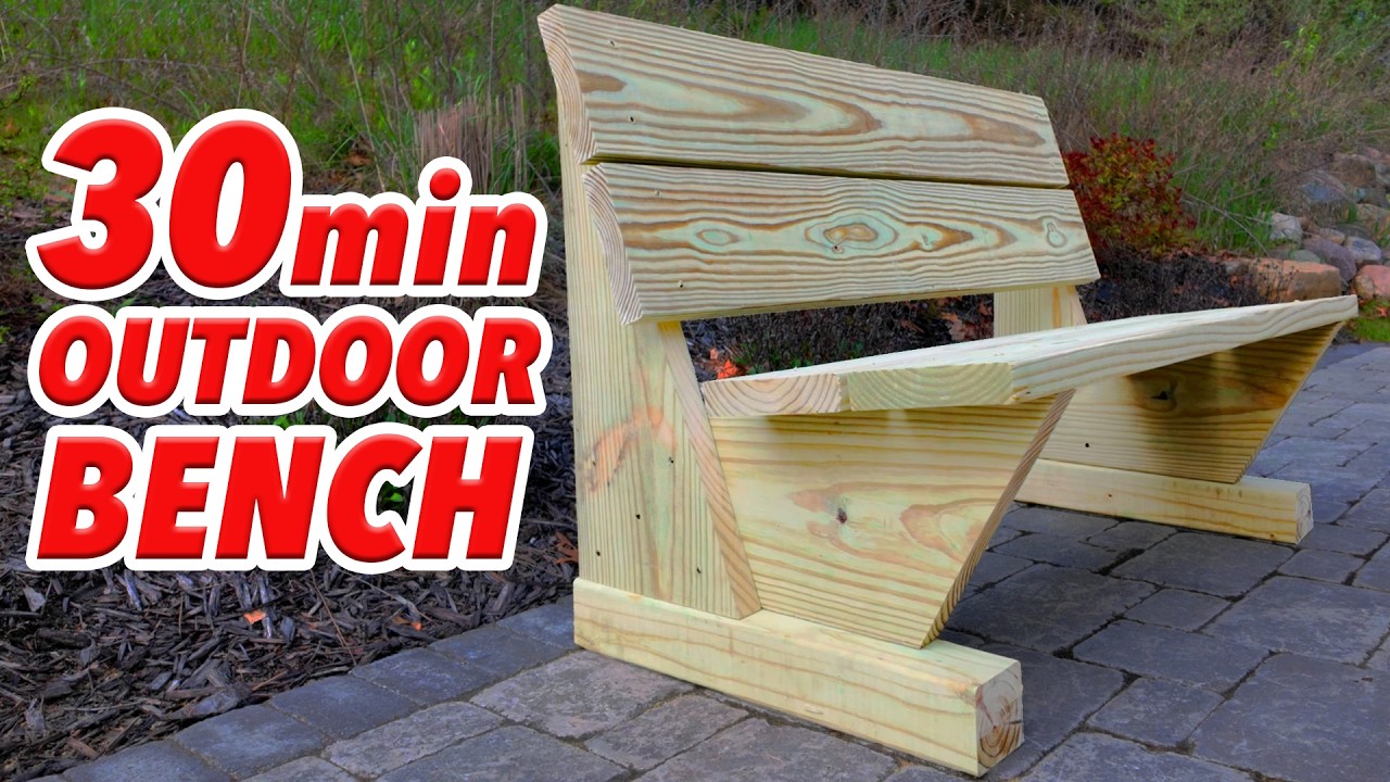 2 Tool Outdoor Bench