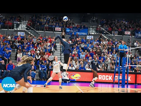Full 5th set from Kansas-Penn State in 2023 NCAA volleyball tournament second round
