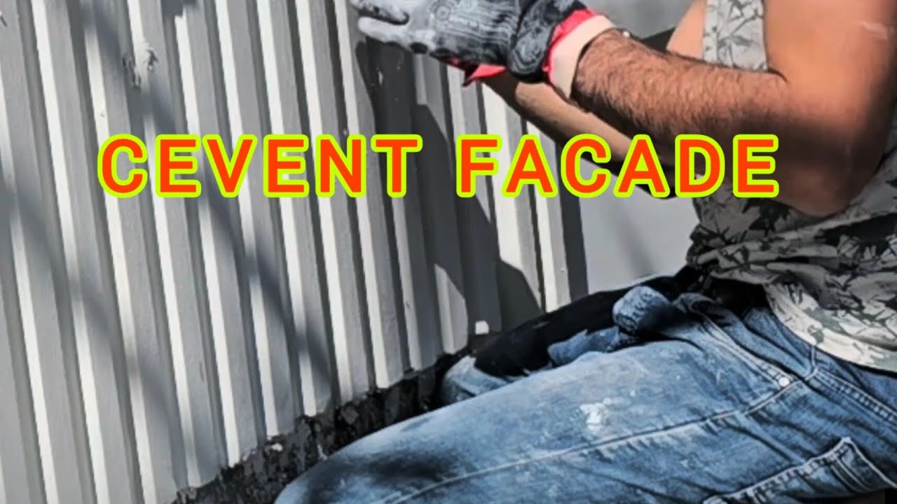 Details of the process of implementing cement facades:cement facade