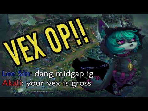 VEX MIDLANE IS OP TO CLIMB LOW ELO | Laning, Combos, Runes Builds, Complete Vex Guide