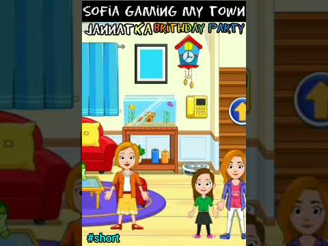 my town game || Jannat ka brithday party || part 2 || please like subcribe || #short ||