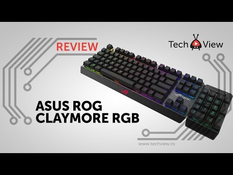 TechView.ro - Review ASUS ROG Claymore RGB Tastatura Gaming Mecanica