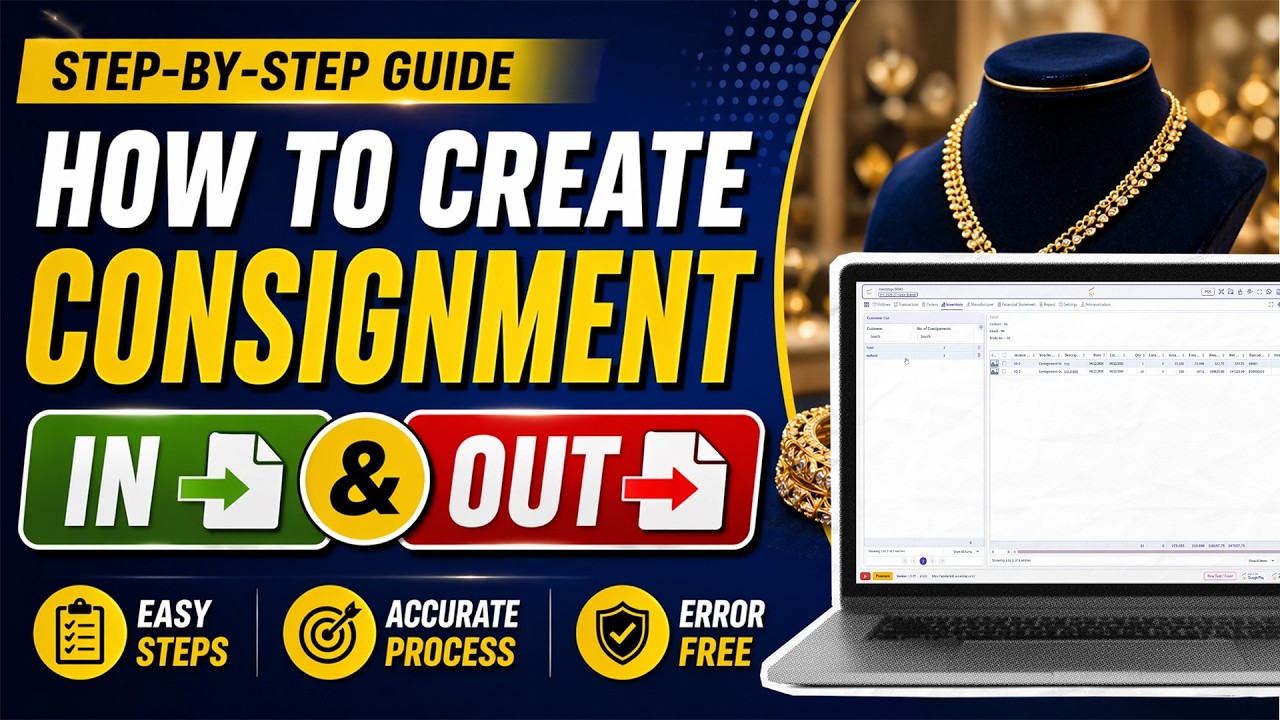 Consignment In & Out Explained | Jewellery Inventory Management Tutorial