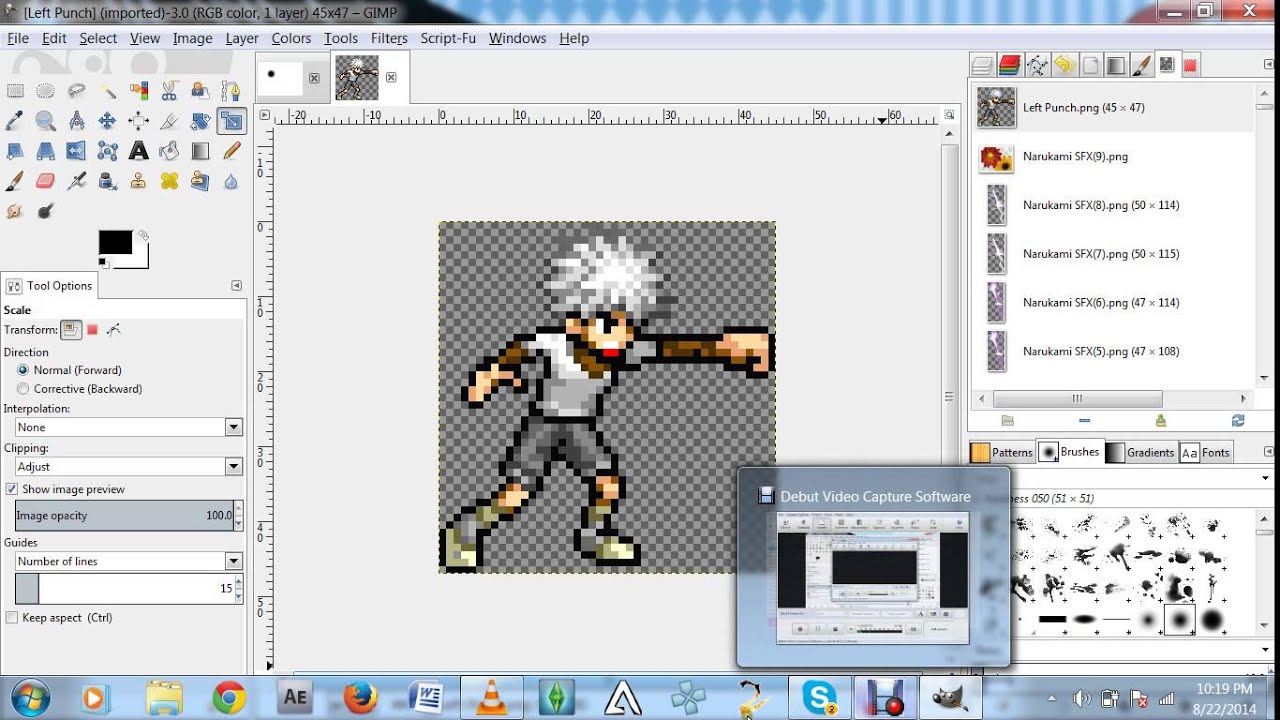 Spriting Inside Gimp Tutorial Lesson 1 - Segment 3: Tools